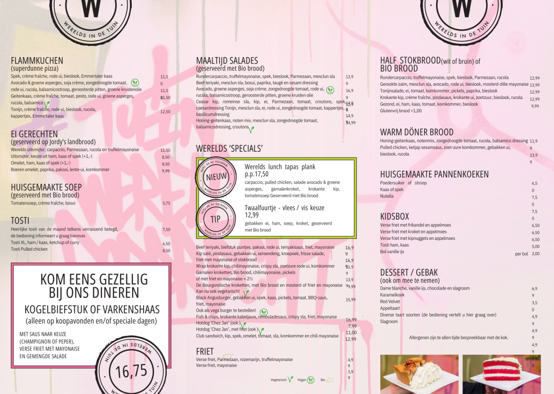 Restaurant 'Werelds in de tuin'